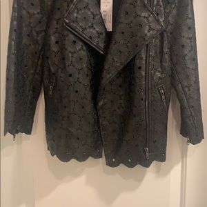 Joe Fresh | Jackets & Coats | Cropped Joe Fresh Vegan Leather Jacket ...